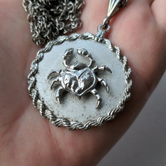 Jewelry | Vintage Solid 925 Sterling Silver Designer Ej Ster 3d Zodiac ...